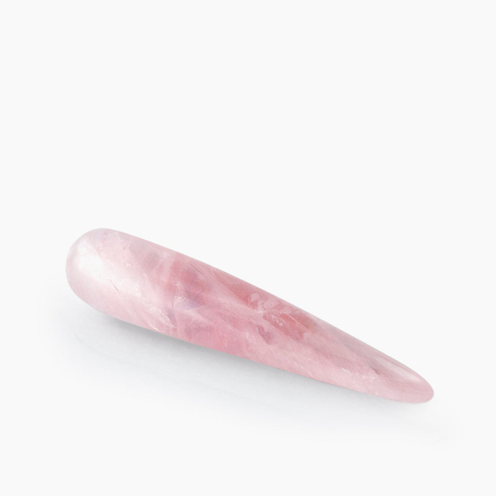 Rose Quartz Yoni Wand - Yoni Crystals